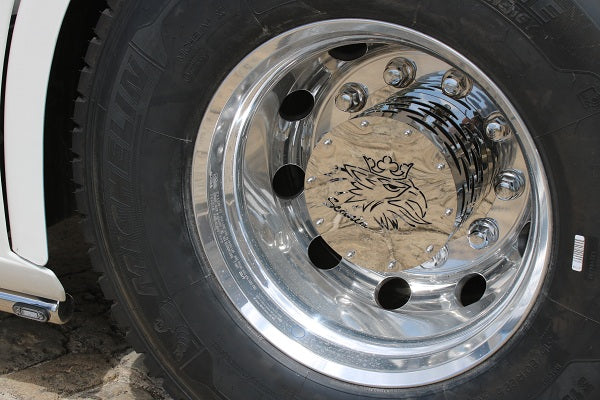 COD. TF-309SC-NR - REAR WHEEL HUB COVER 2 PCS Scania New R – Truck Fashion